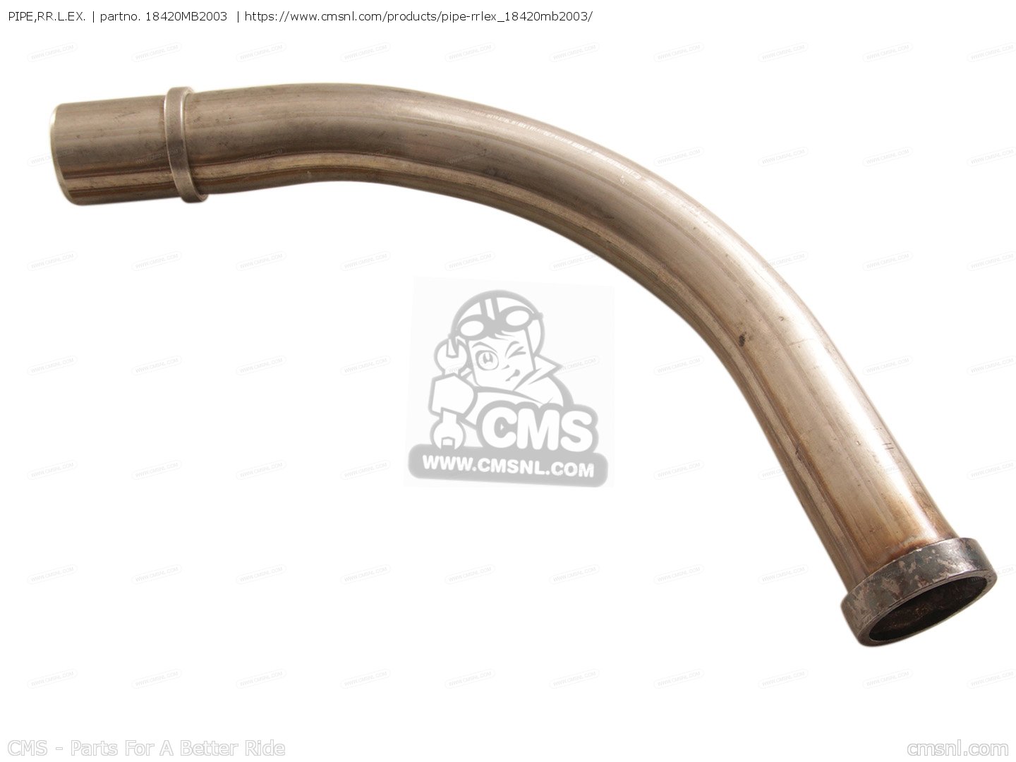 18420MB2003: PIPE,RR.L.EX. Honda - buy the 18420-MB2-003 at CMSNL