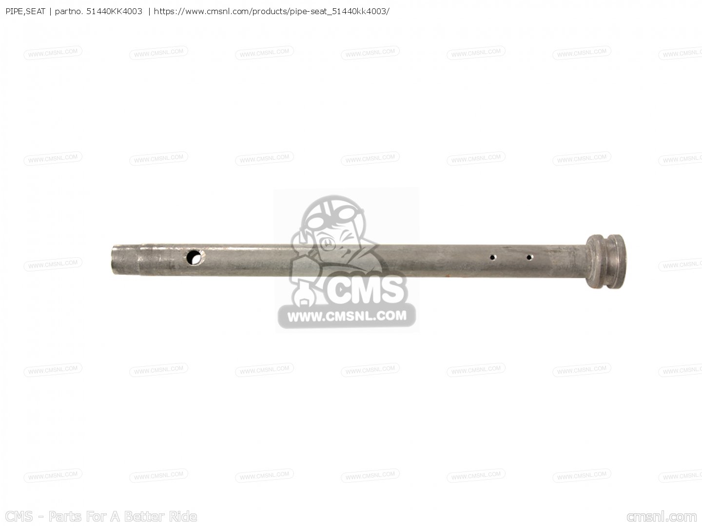 51440KK4003: PIPE,SEAT Honda - buy the 51440-KK4-003 at CMSNL