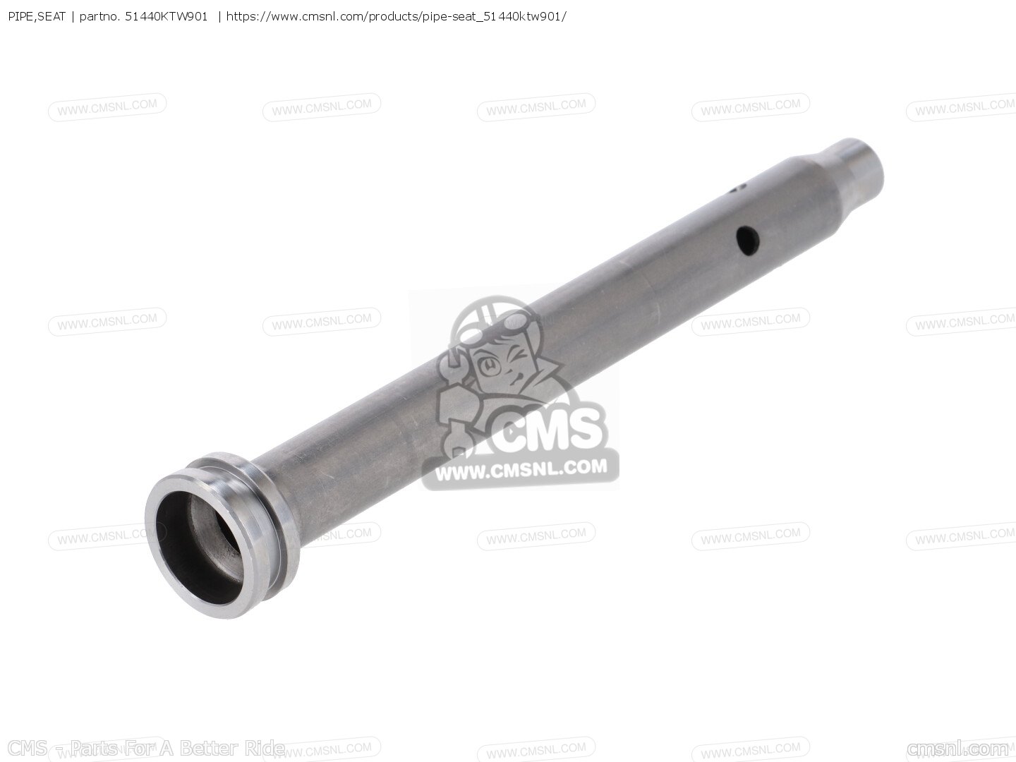 51440KTW901: PIPE,SEAT Honda - buy the 51440-KTW-901 at CMSNL