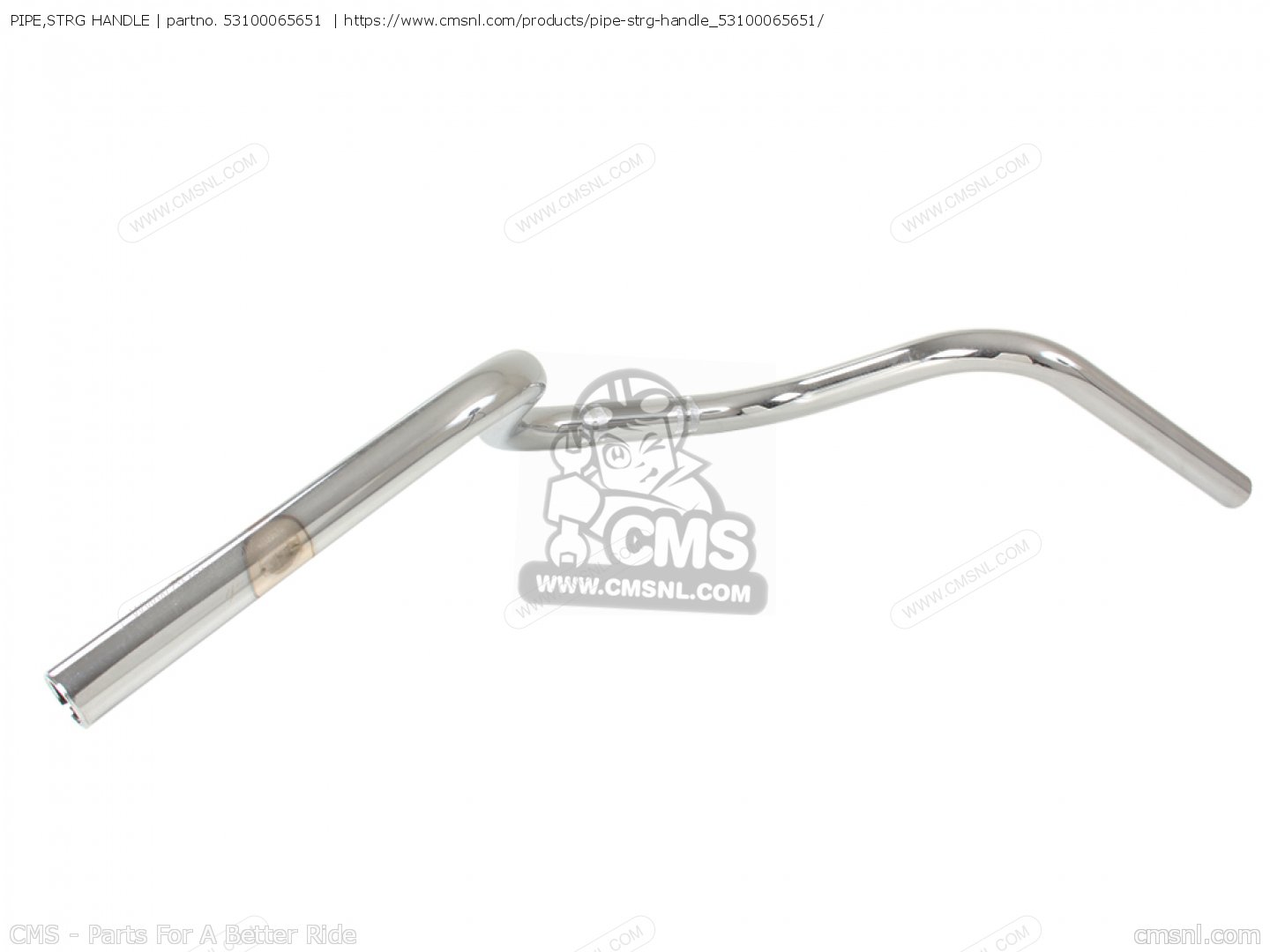 PIPE,STRG HANDLE for CD50 1999 (X) JAPAN CD50-250 (JDM) - order at CMSNL