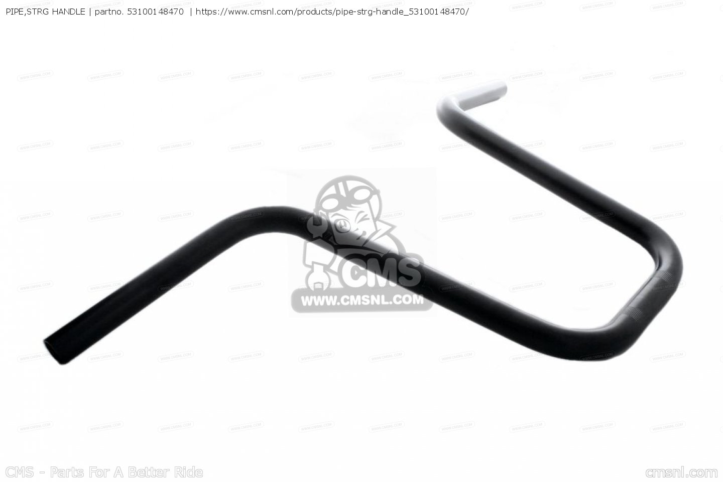 53100148470: PIPE,STRG HANDLE Honda - buy the 53100-148-470 at CMSNL