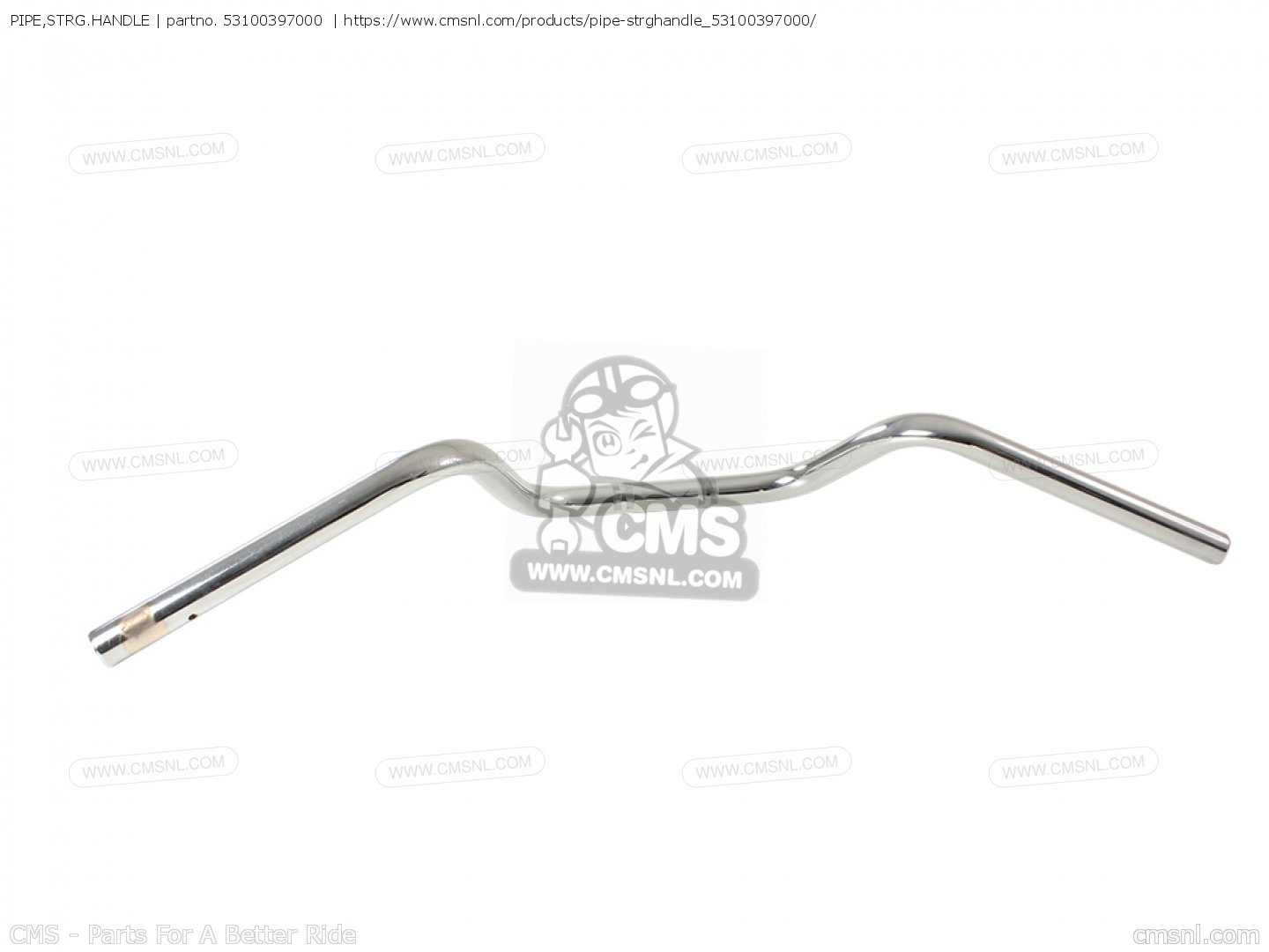 PIPE,STRG.HANDLE for CB125S2 GENERAL EXPORT TYPE 1 (KPH) - order at CMSNL
