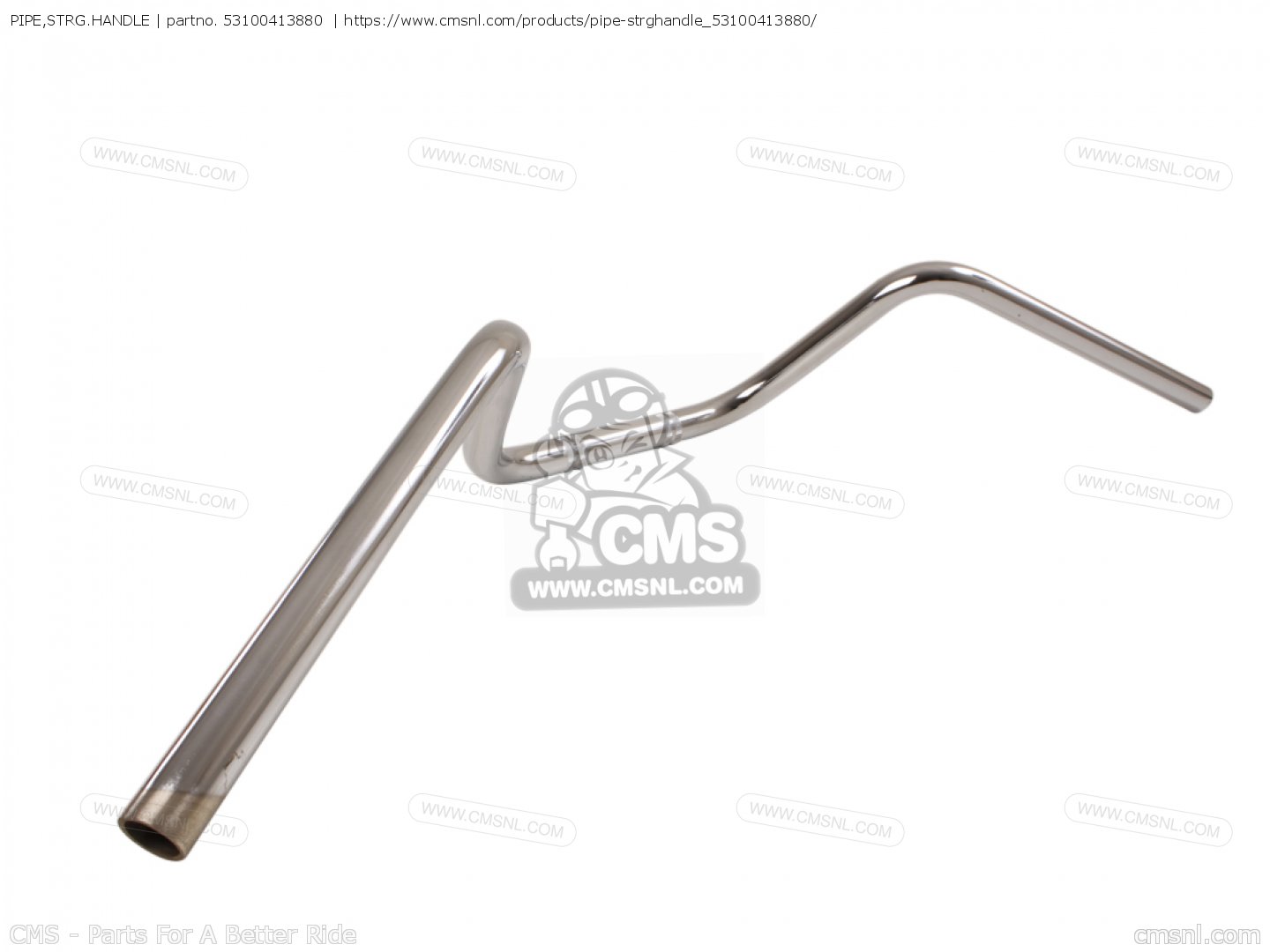 53100413880: PIPE,STRG.HANDLE Honda - buy the 53100-413-880 at CMSNL