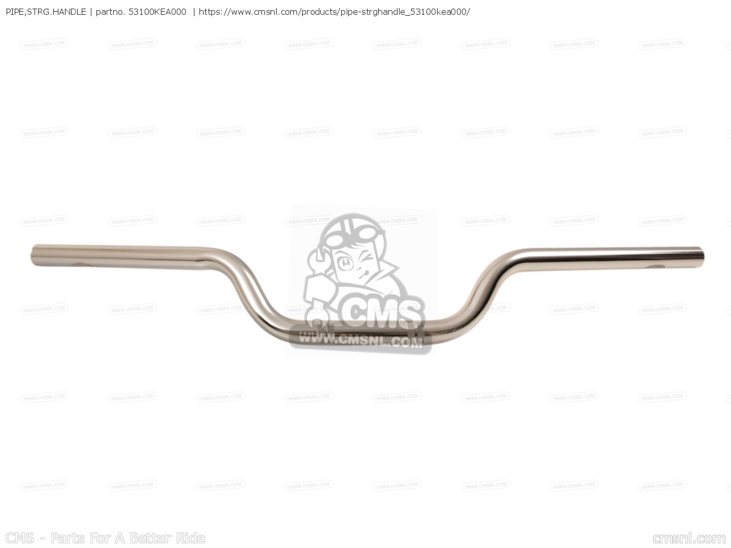 53100KEA000: PIPE,STRG.HANDLE Honda - buy the 53100-KEA-000 at CMSNL