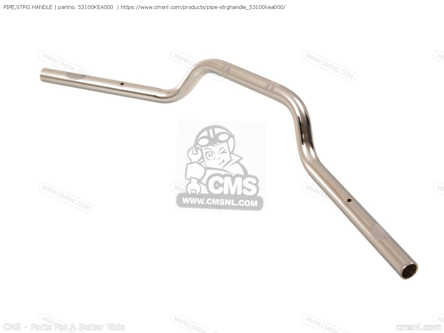 53100KEA000: PIPE,STRG.HANDLE Honda - buy the 53100-KEA-000 at CMSNL