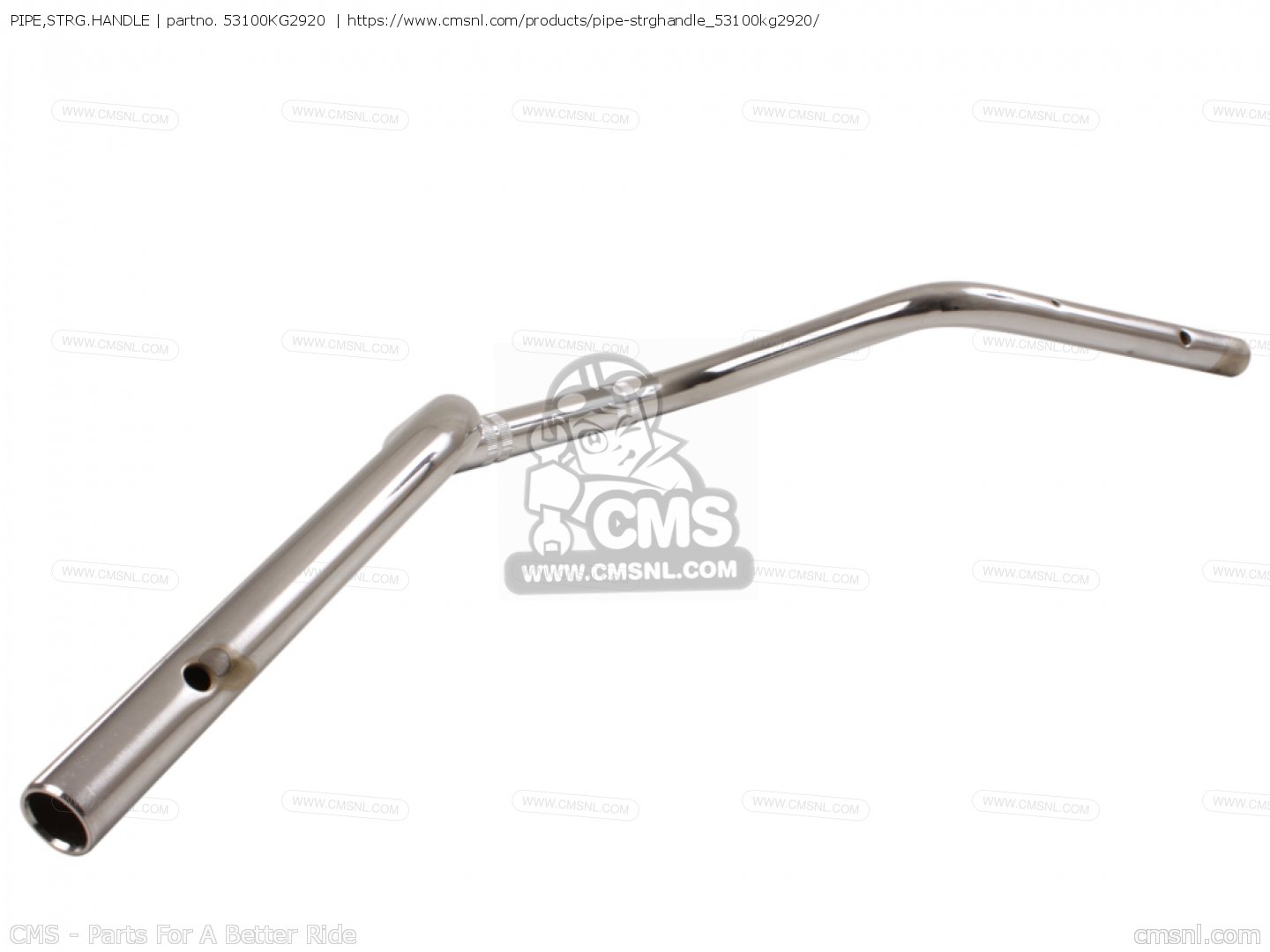 53100KG2920: Pipe,strg.handle Honda - buy the 53100-KG2-920 at CMSNL