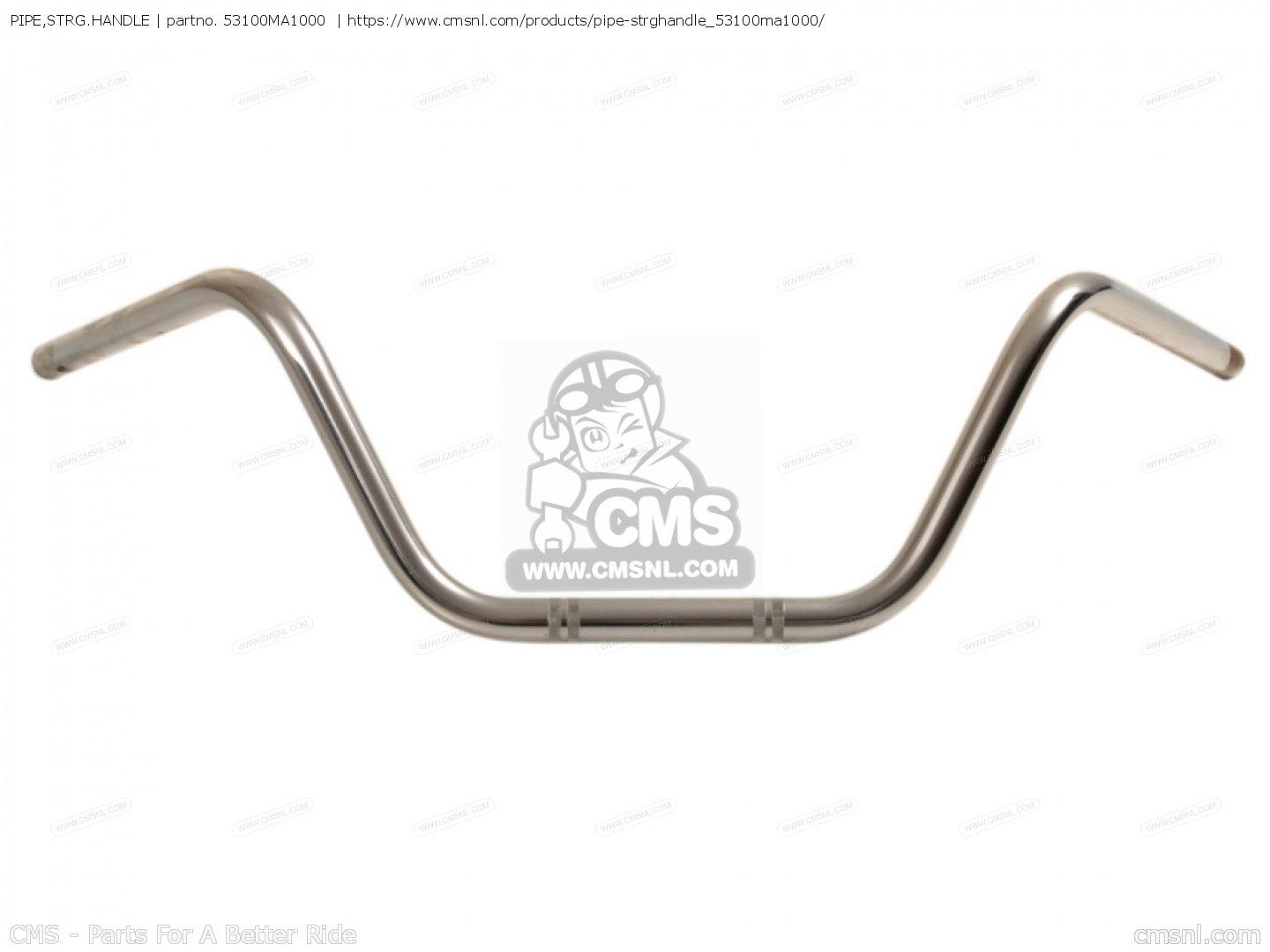53100MA1000: Pipe,strg.handle Honda - buy the 53100-MA1-000 at CMSNL