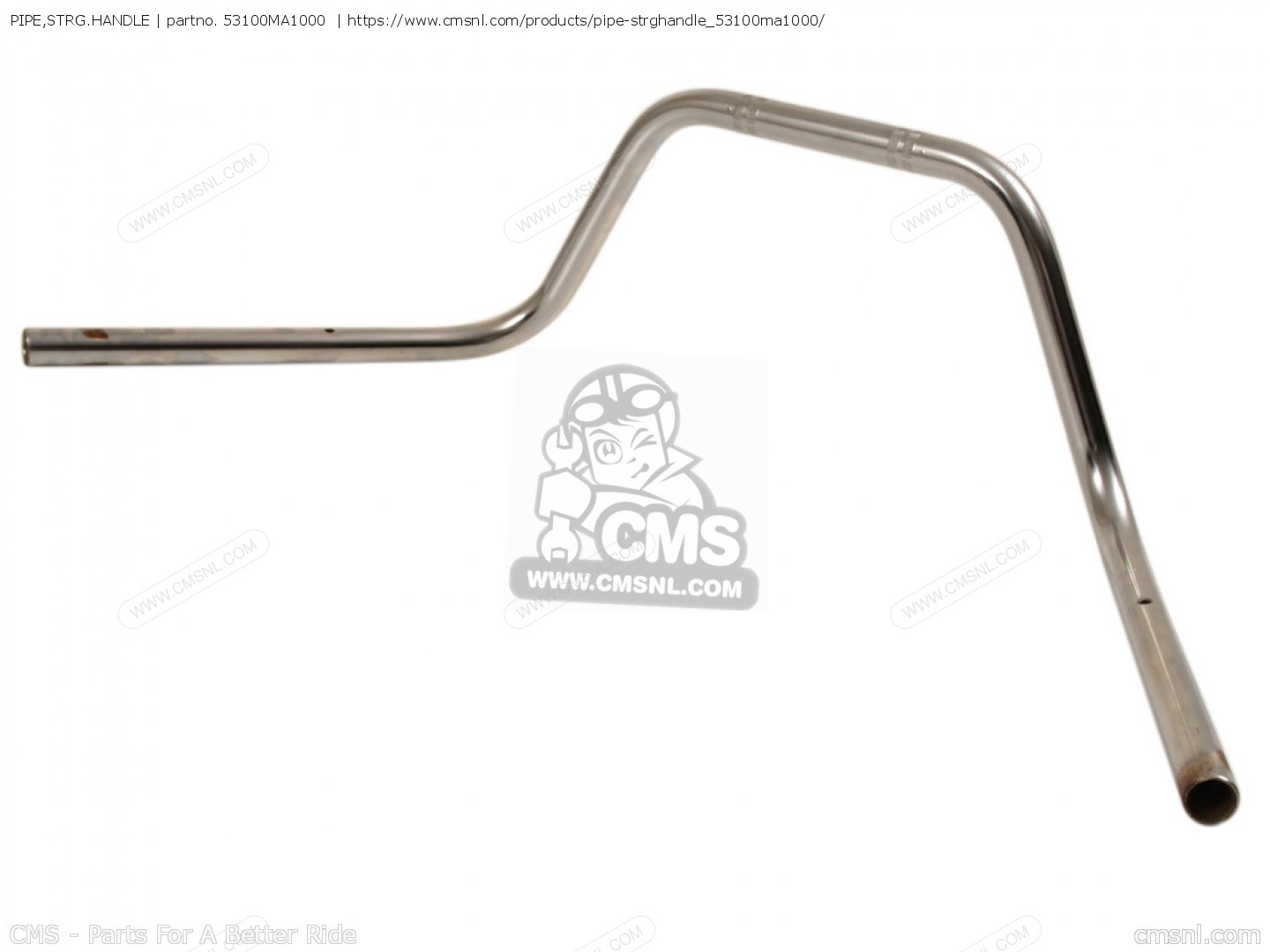 53100MA1000: Pipe,strg.handle Honda - buy the 53100-MA1-000 at CMSNL