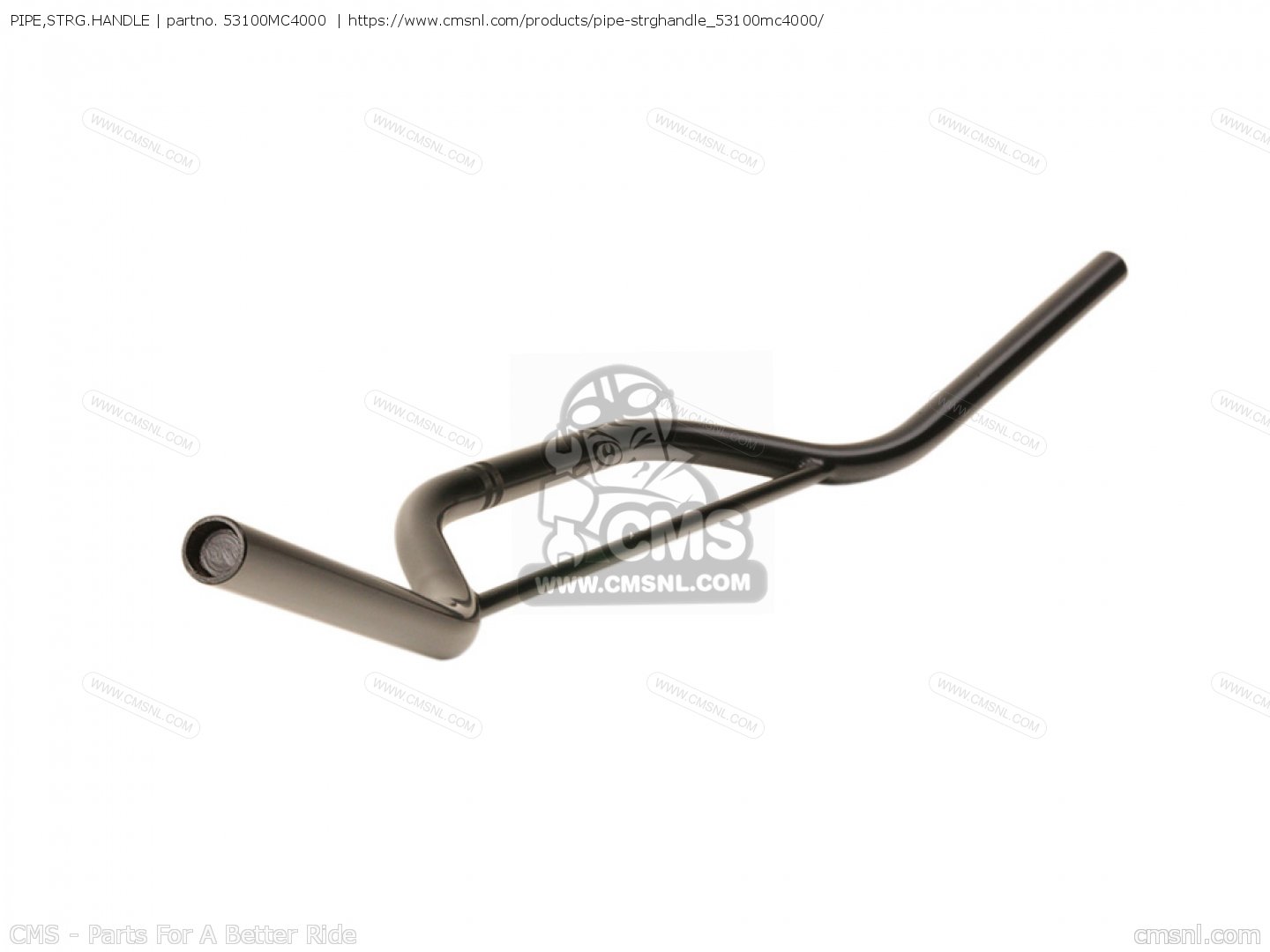 53100MC4000: PIPE,STRG.HANDLE Honda - buy the 53100-MC4-000 at CMSNL