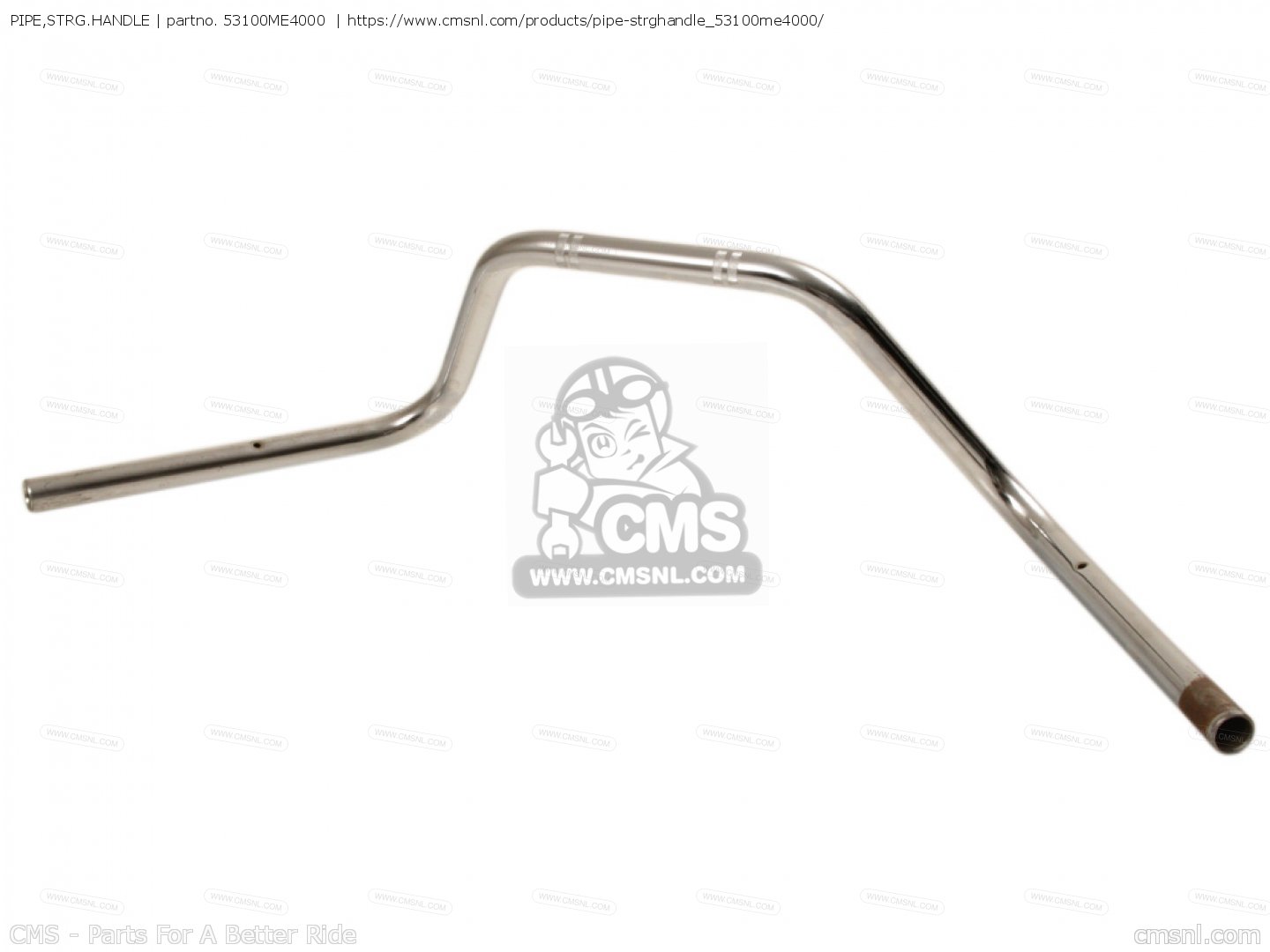 53100ME4000: Pipe,strg.handle Honda - buy the 53100-ME4-000 at CMSNL