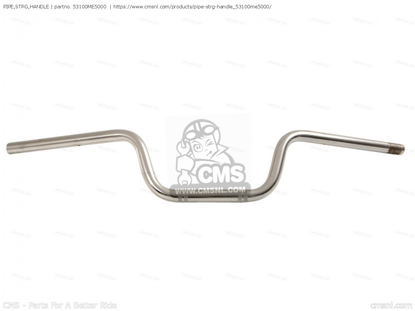 53100ME5000: PIPE,STRG,HANDLE Honda - buy the 53100-ME5-000 at CMSNL