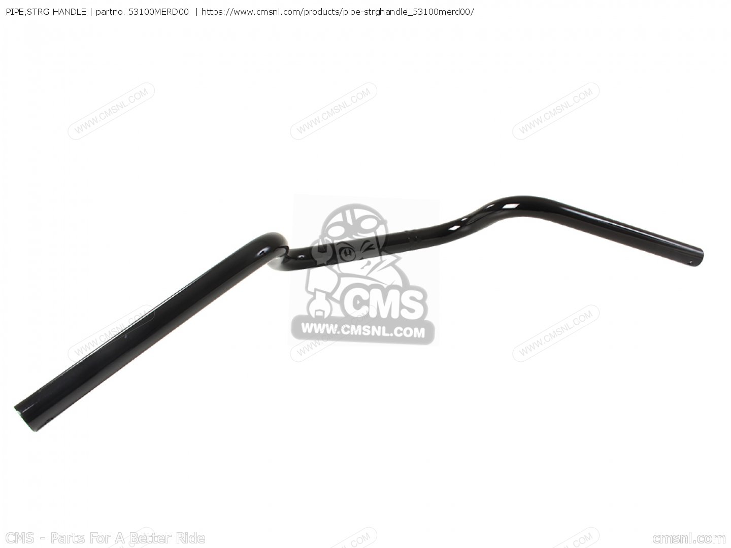 53100MERD00: PIPE,STRG.HANDLE Honda - buy the 53100-MER-D00 at CMSNL