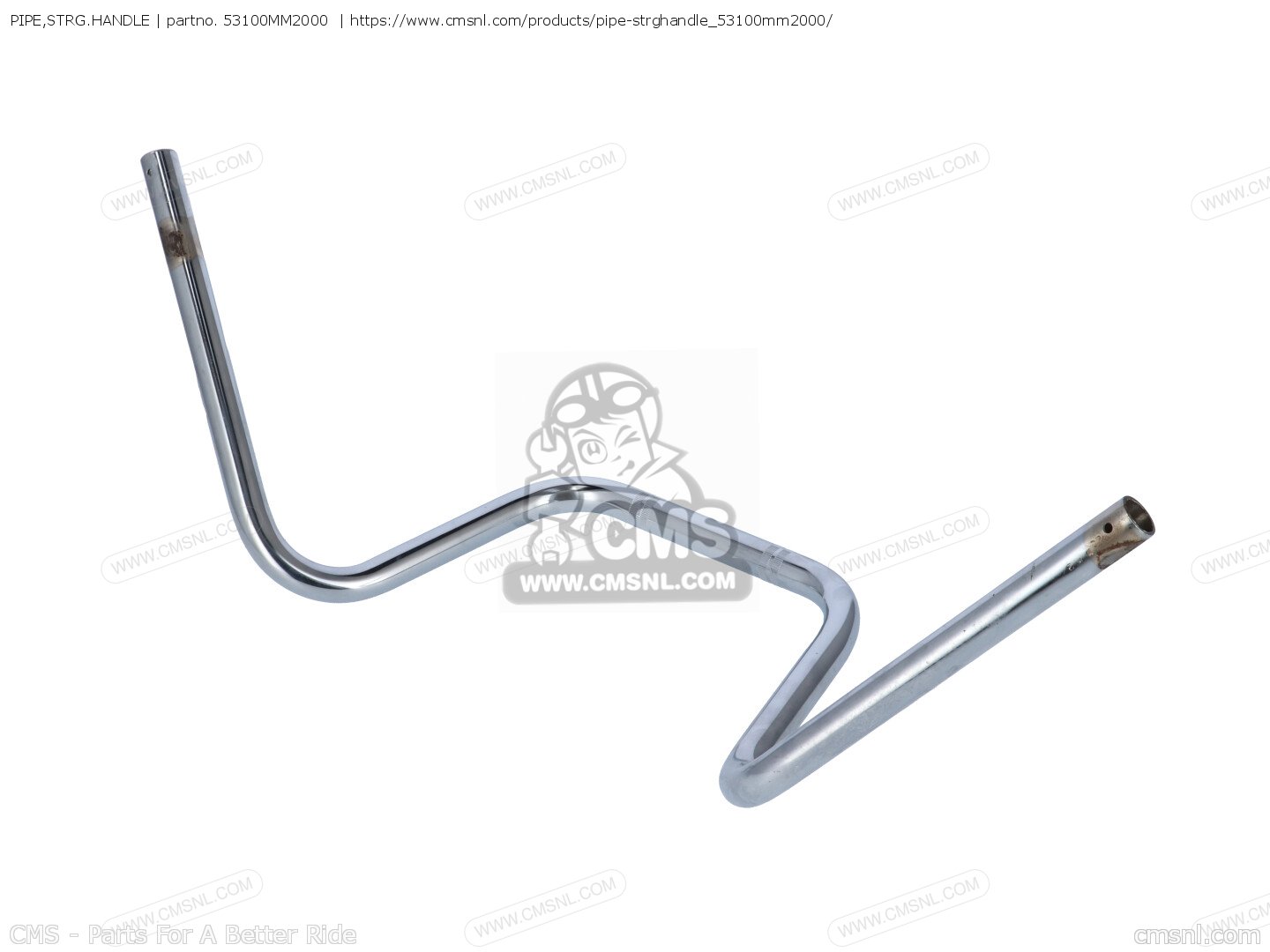 53100MM2000: PIPE,STRG.HANDLE Honda - buy the 53100-MM2-000 at CMSNL