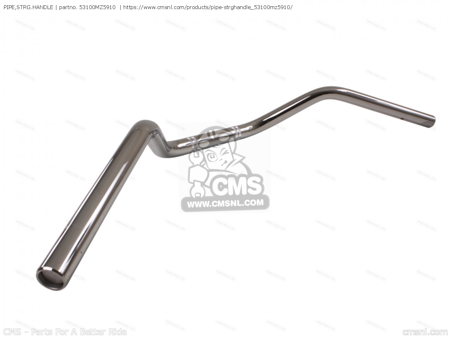 PIPE,STRG.HANDLE for VF750C MAGNA 1996 (T) KOREA / KPH - order at CMSNL