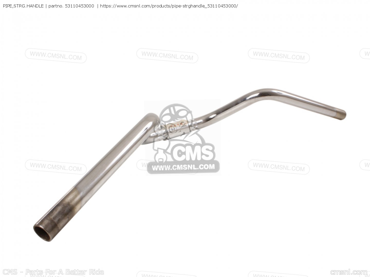 PIPE,STRG.HANDLE for CB200B 1974 USA - order at CMSNL