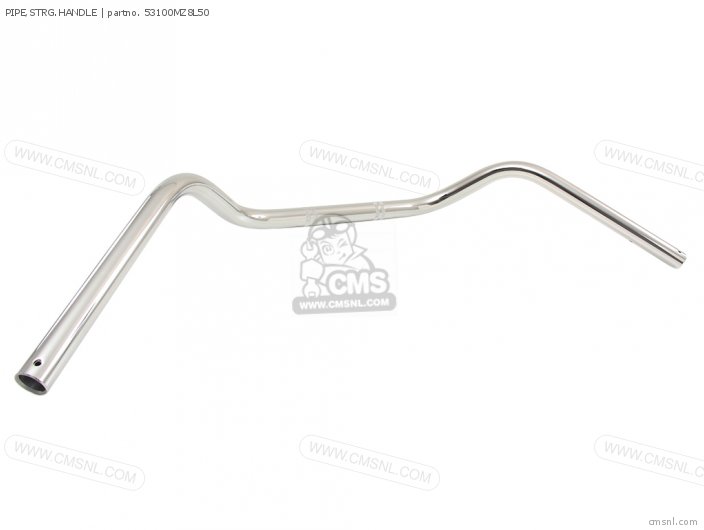 53100MZ8L50: Pipe,strg.handle Honda - buy the 53100-MZ8-L50 at CMSNL
