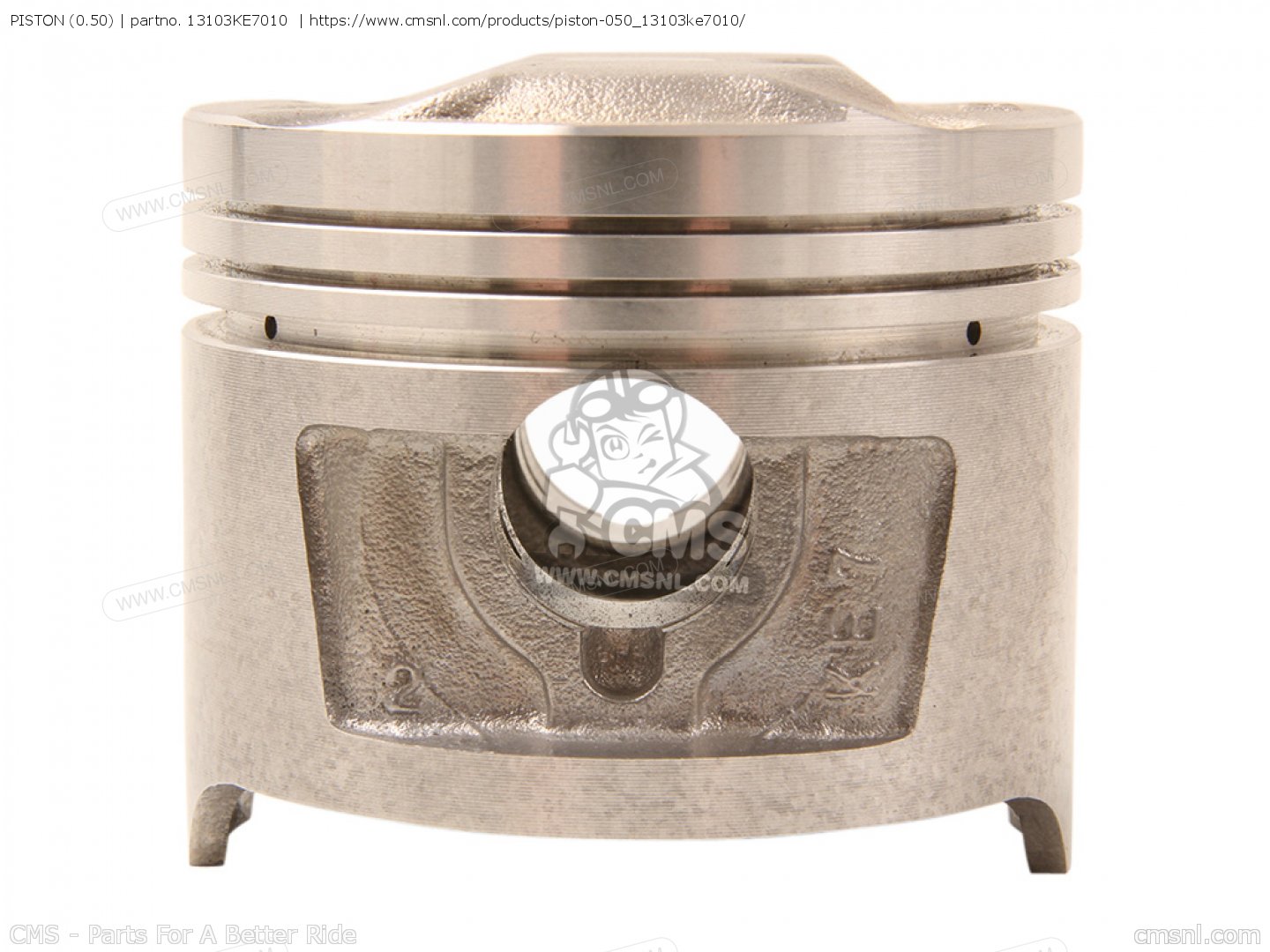 13103KE7010: Piston (0.50) Honda - buy the 13103-KE7-010 at CMSNL