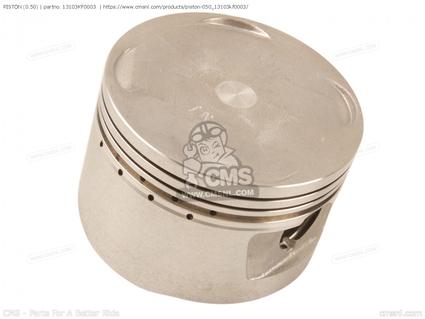 PISTON (0.50) for XR350R 1983 (D) - order at CMSNL