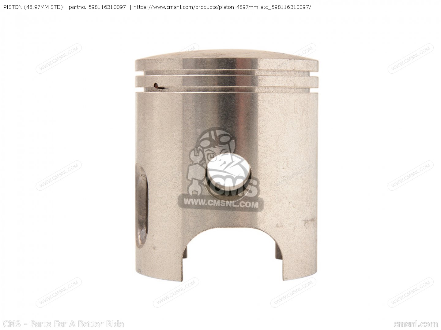 598116310097: PISTON (48.97MM STD) Yamaha - buy the 598-11631-00-97 at ...