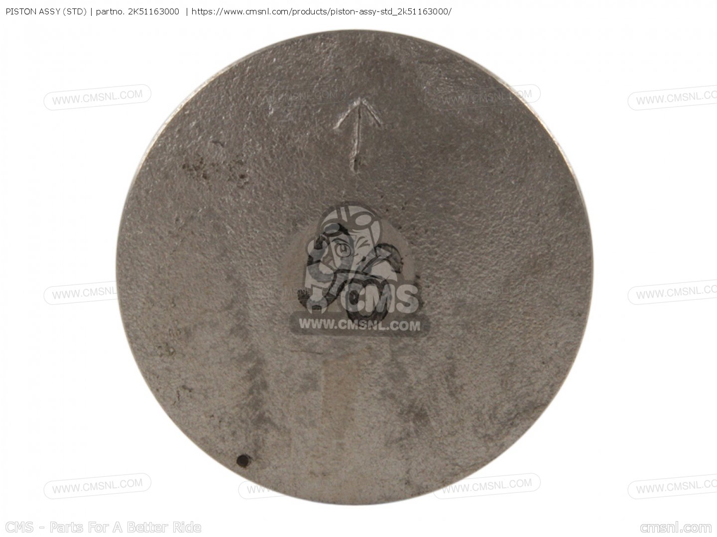 PISTON ASSY (STD) for YZ100 1978 USA - order at CMSNL