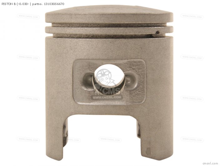13103GS6670: Piston B (-0.030- Honda - buy the 13103-GS6-670 at CMSNL