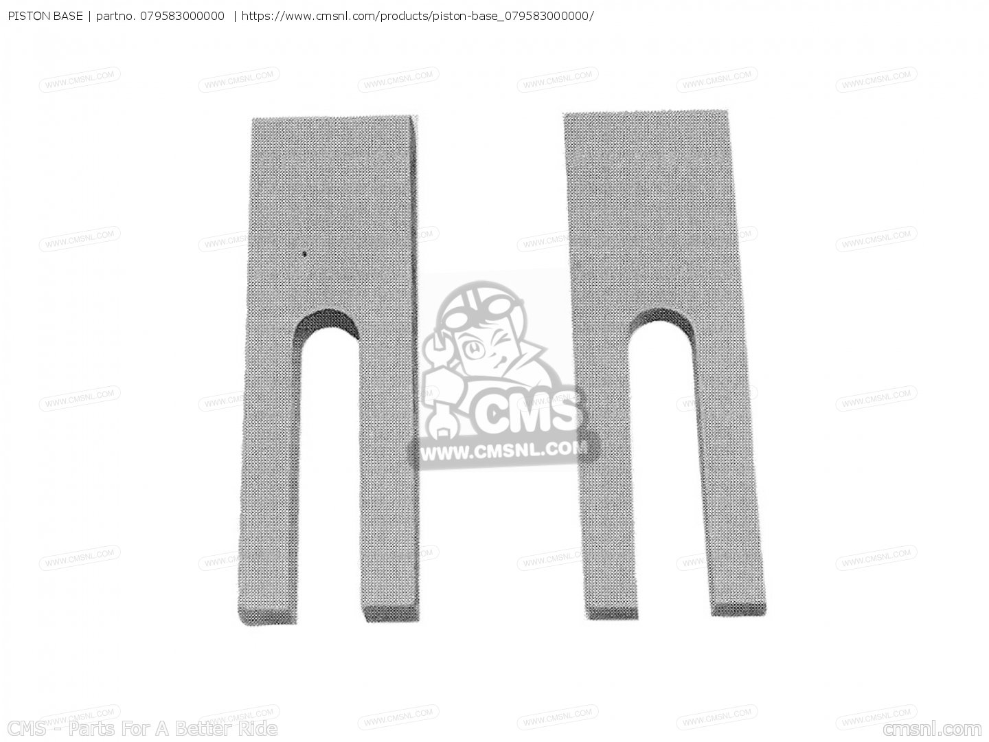 079583000000: Piston Base Honda - buy the 07958-3000000 at CMSNL