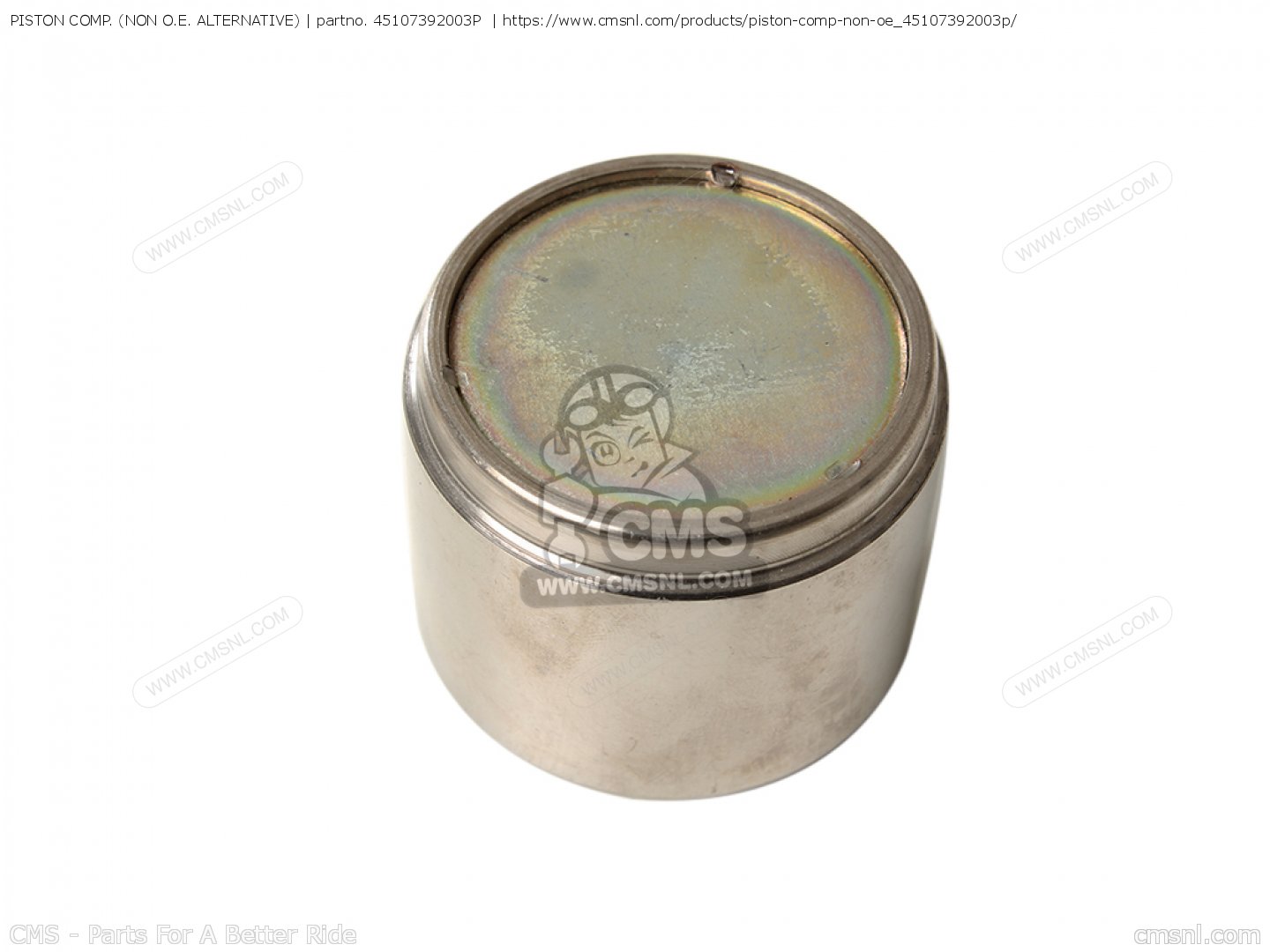 PISTON COMP. for CB750F 750 SUPER SPORT 1976 USA - order at CMSNL