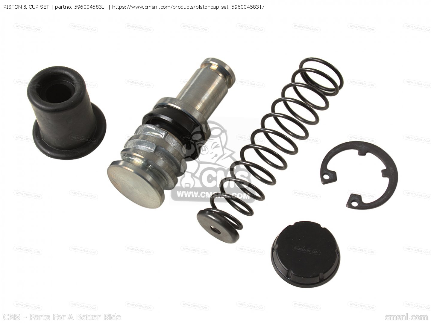 PISTON & CUP SET for Suzuki - order at CMSNL