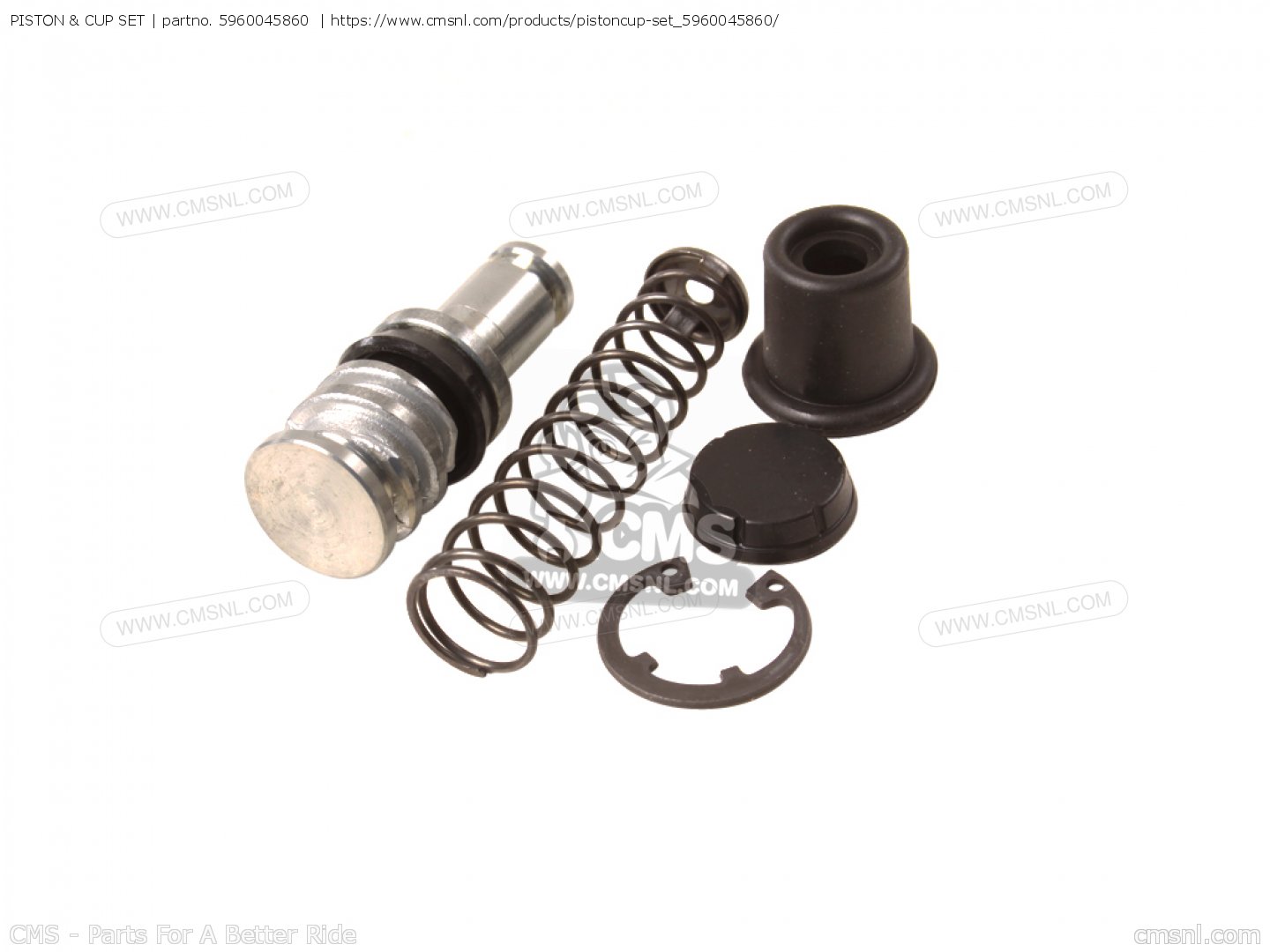 5960045860: PISTON & CUP SET Suzuki - buy the 59600-45860 at CMSNL