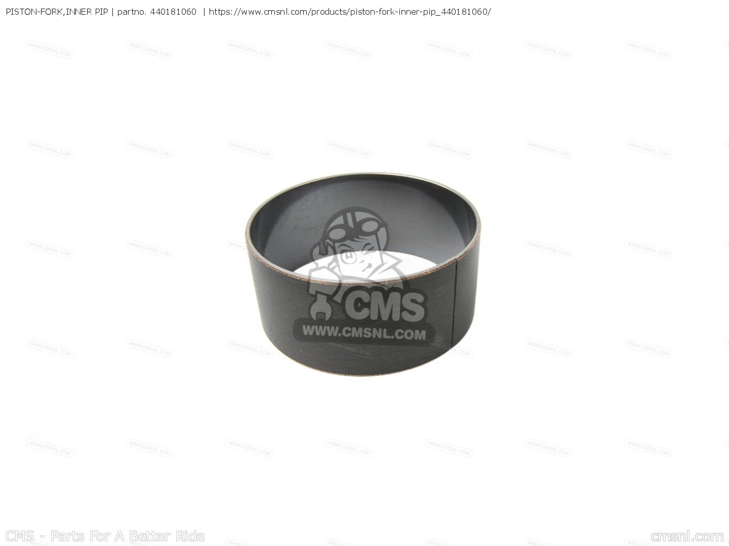 440181060: Piston-fork,inner Pip Kawasaki - buy the 44018-1060 at CMSNL