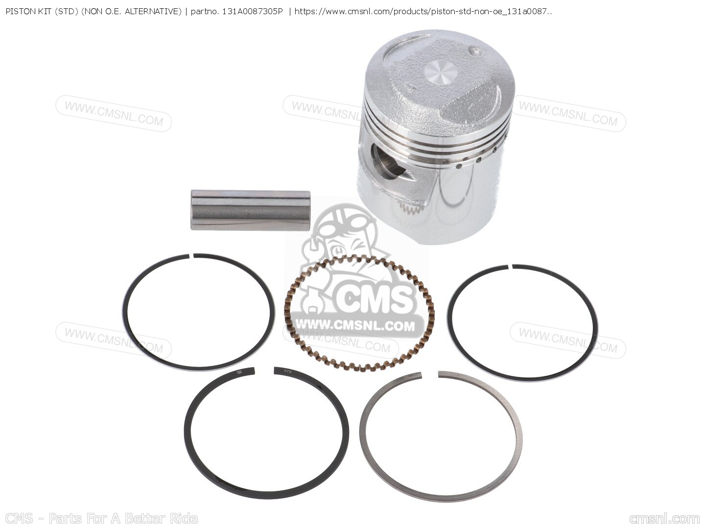 PISTON KIT (STD) (NON O.E. ALTERNATIVE) for Honda - order at CMSNL