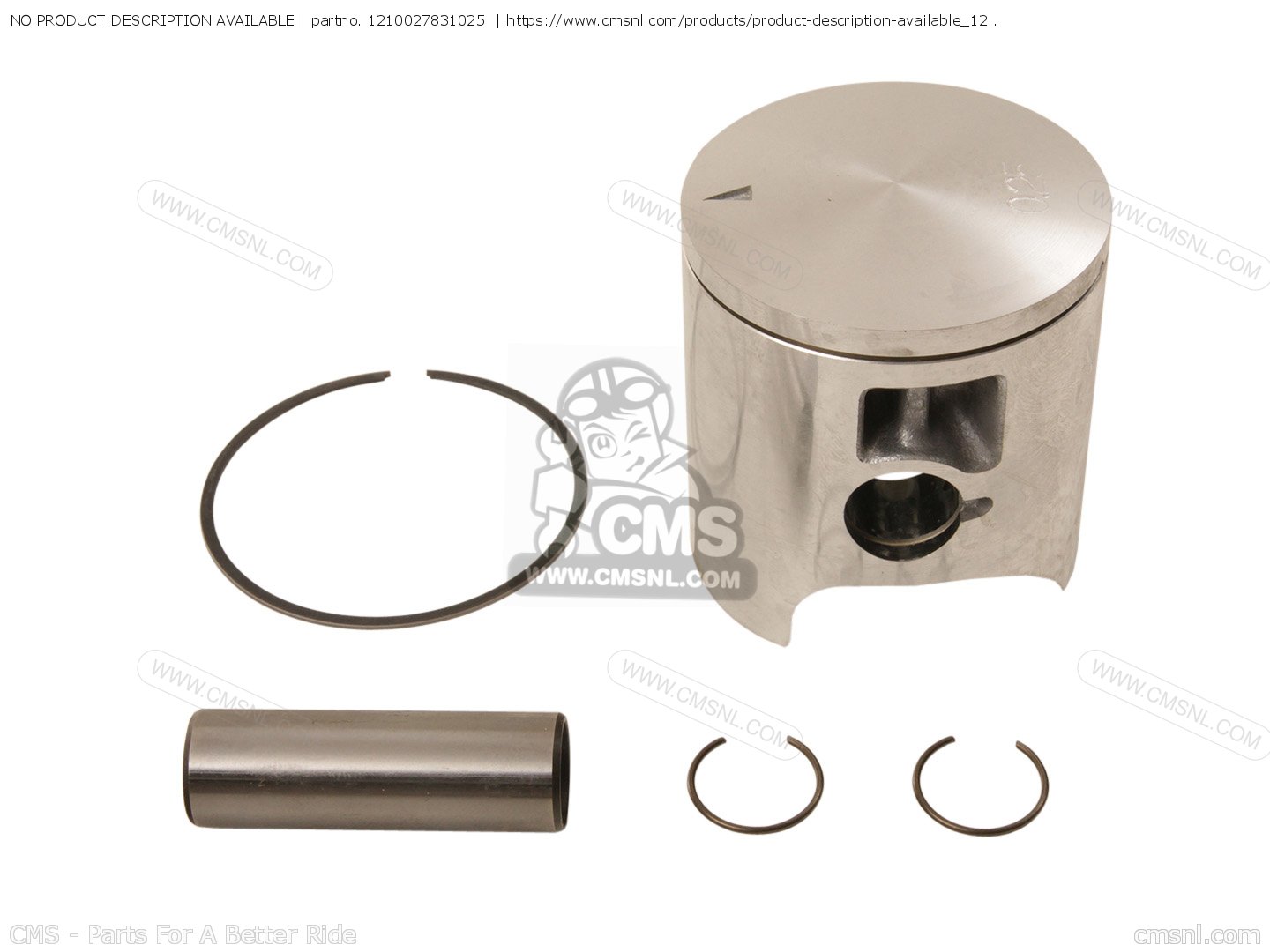 1210027831025: Piston Kit Suzuki - buy the 12100-27831-025 at CMSNL