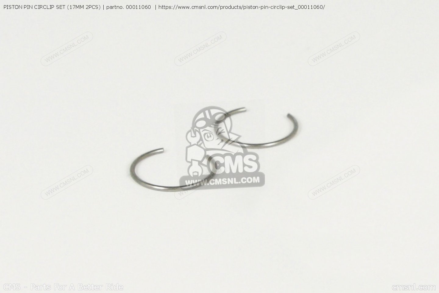 00011060: Piston Pin Circlip Set (17mm 2pcs) Takegawa - buy the 00-01 ...