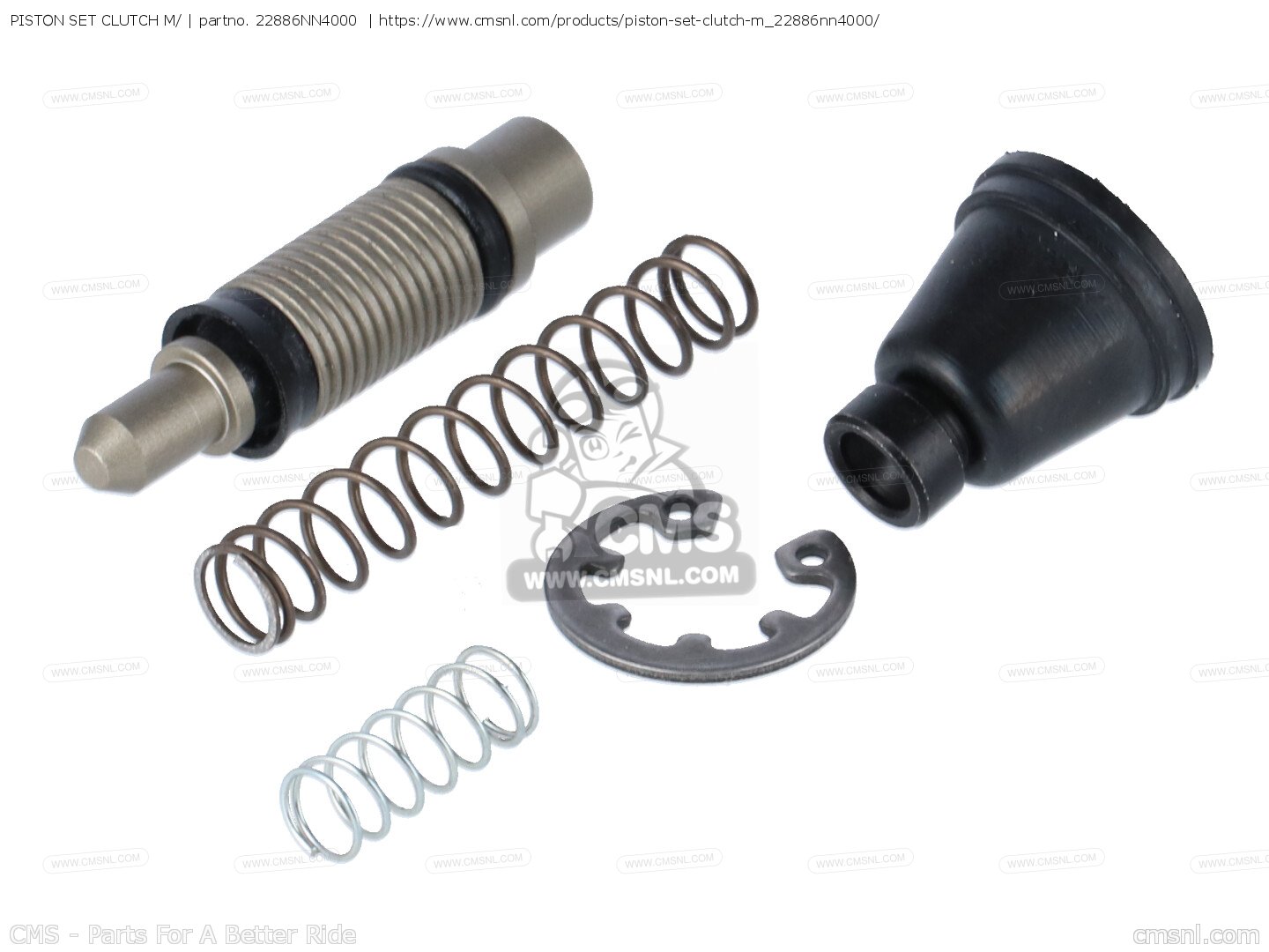 22886NN4000: PISTON SET CLUTCH M/ Honda - buy the 22886-NN4-000 at CMSNL