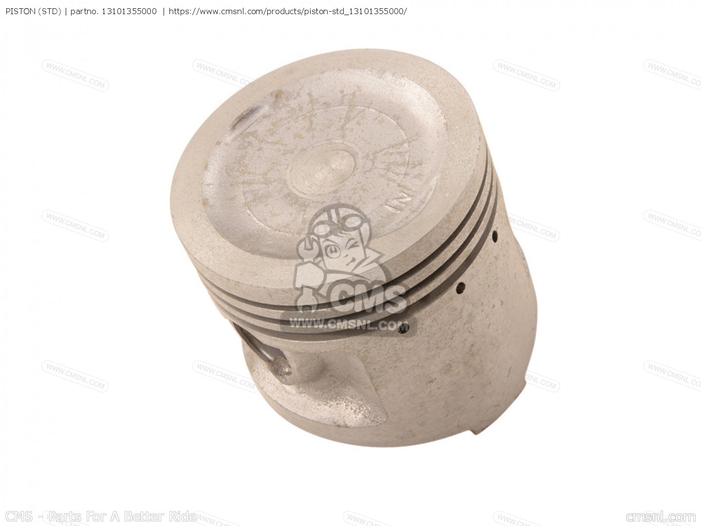 13101355000: PISTON (STD) Honda - buy the 13101-355-000 at CMSNL