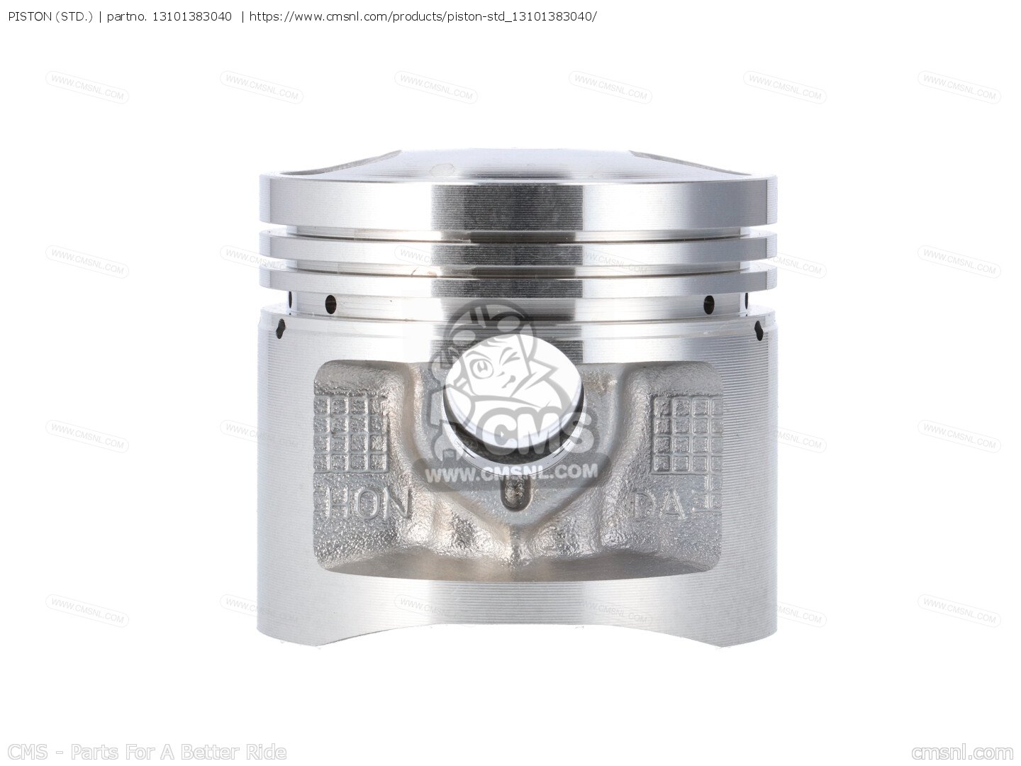 13101383040: PISTON (STD.) Honda - buy the 13101-383-040 at CMSNL