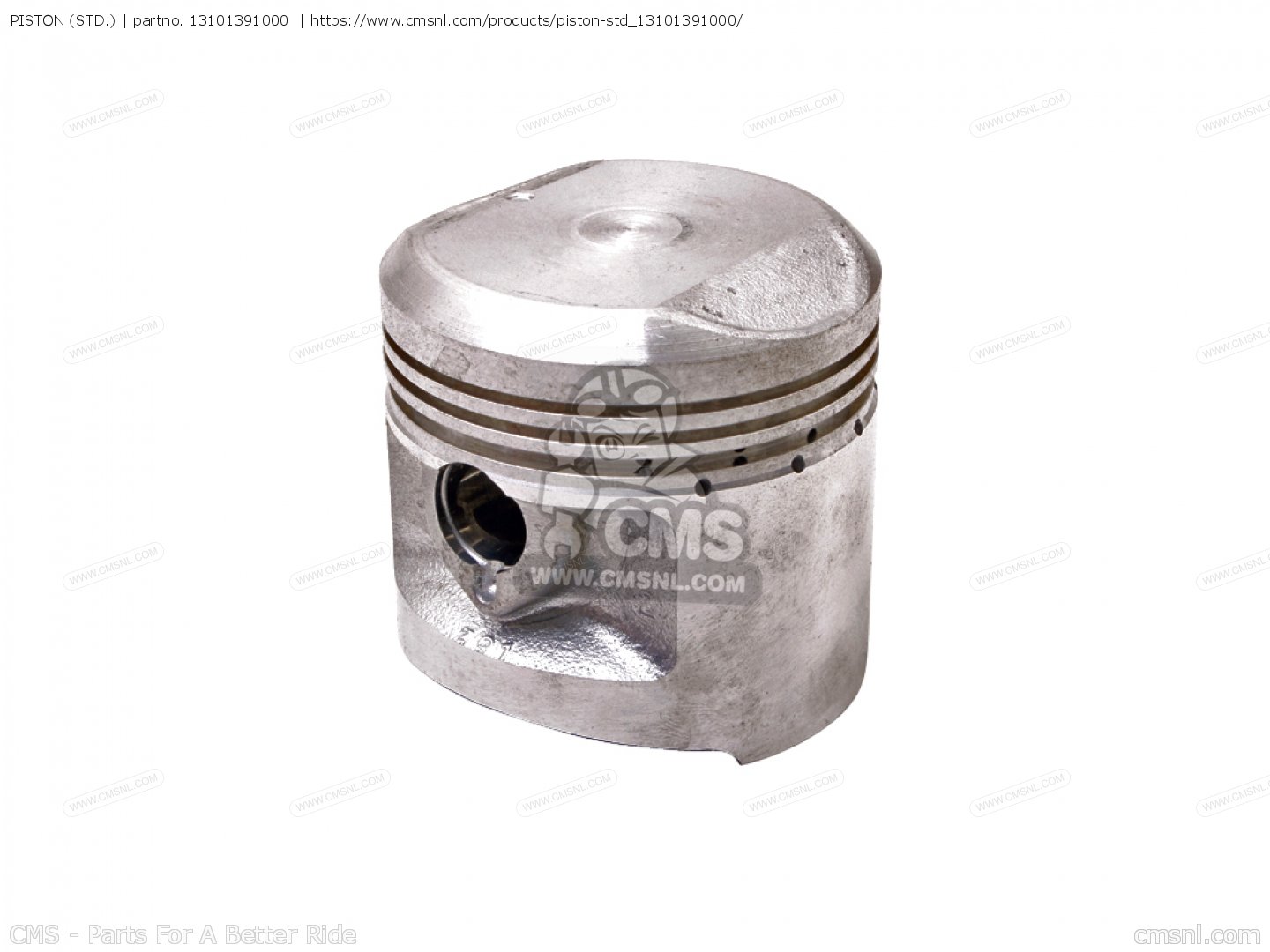 13101391000: PISTON (STD.) Honda - buy the 13101-391-000 at CMSNL
