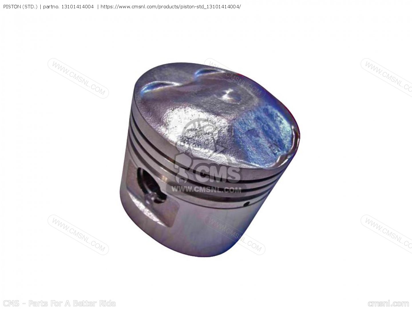 13101414004: Piston (std.) Honda - buy the 13101-414-004 at CMSNL
