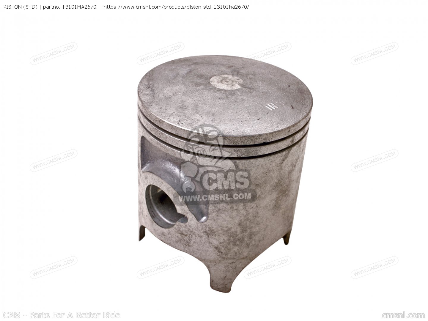 13101HA2670: PISTON (STD) Honda - buy the 13101-HA2-670 at CMSNL