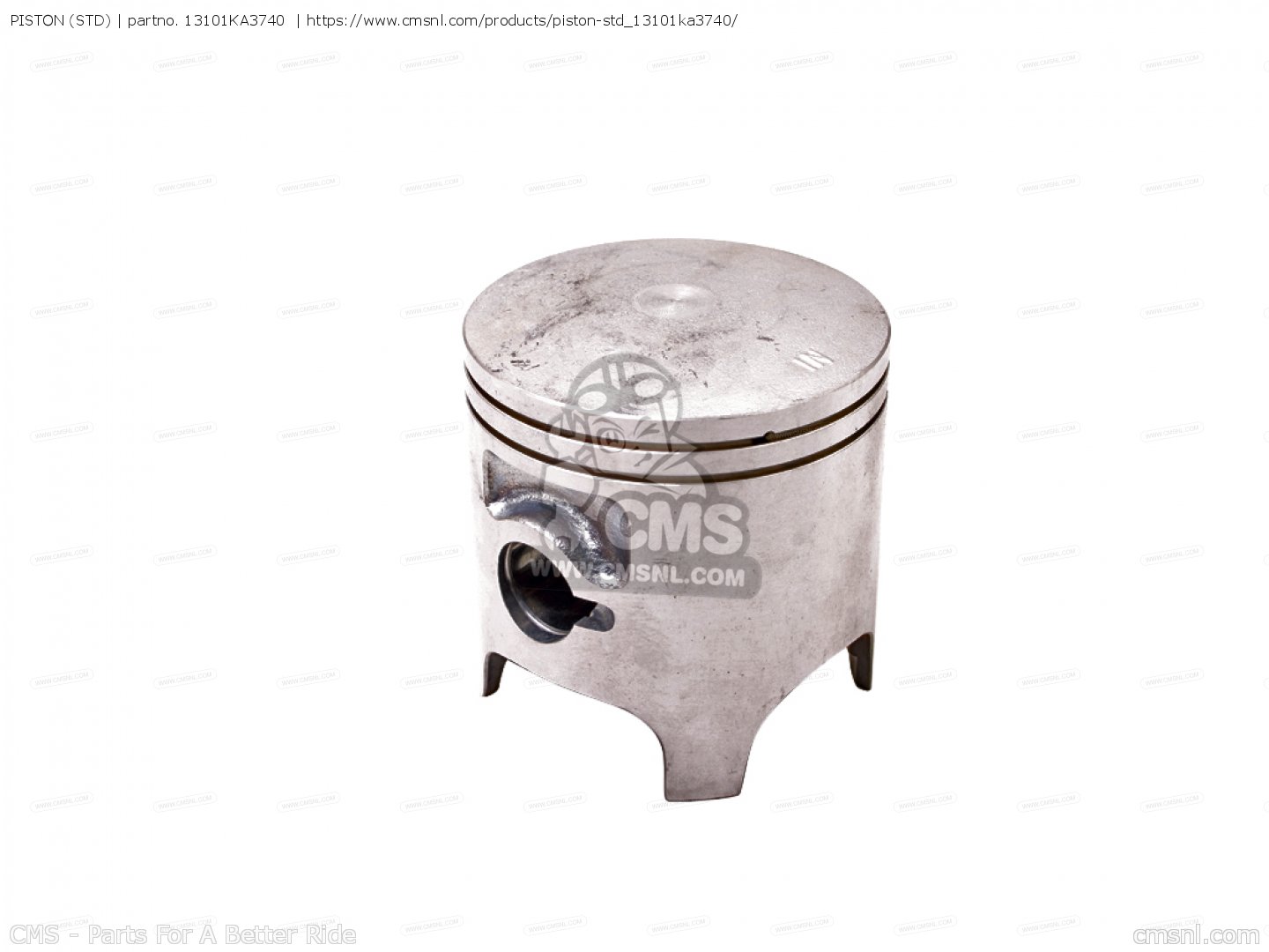 13101KA3740: PISTON (STD) Honda - buy the 13101-KA3-740 at CMSNL