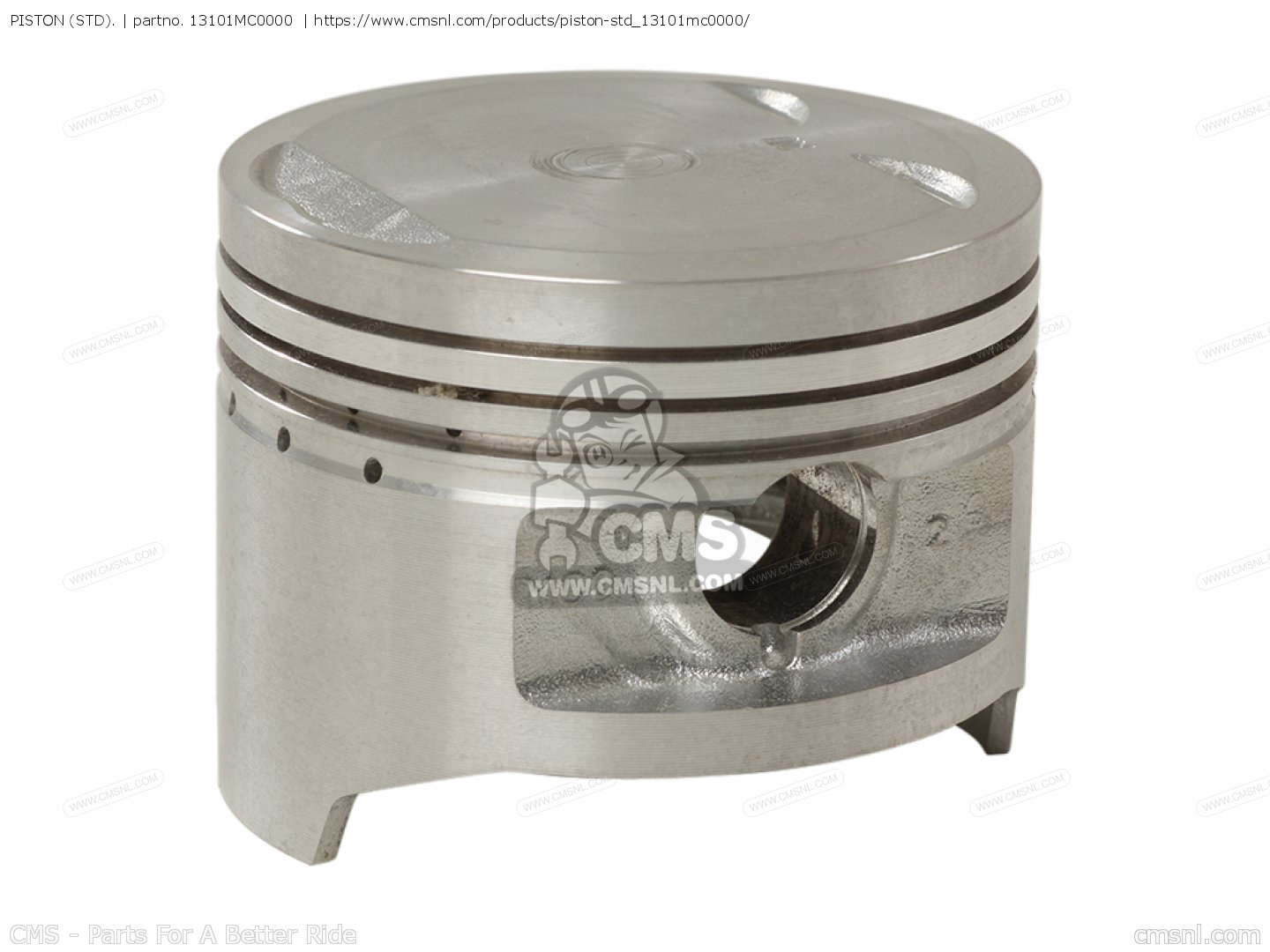 13101MC0000: PISTON (STD). Honda - buy the 13101-MC0-000 at CMSNL