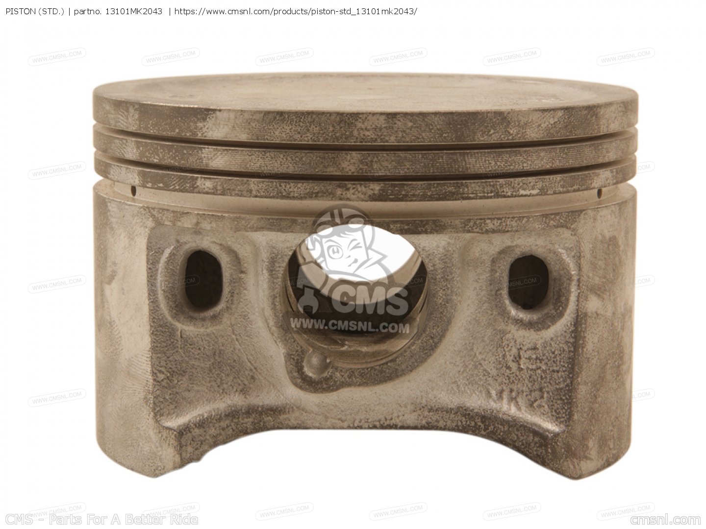 13101MK2043: Piston (std.) Honda - buy the 13101-MK2-043 at CMSNL