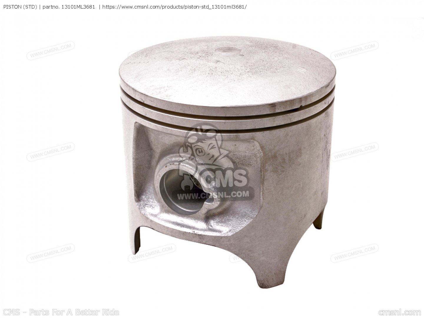 13101ML3681: PISTON (STD) Honda - buy the 13101-ML3-681 at CMSNL