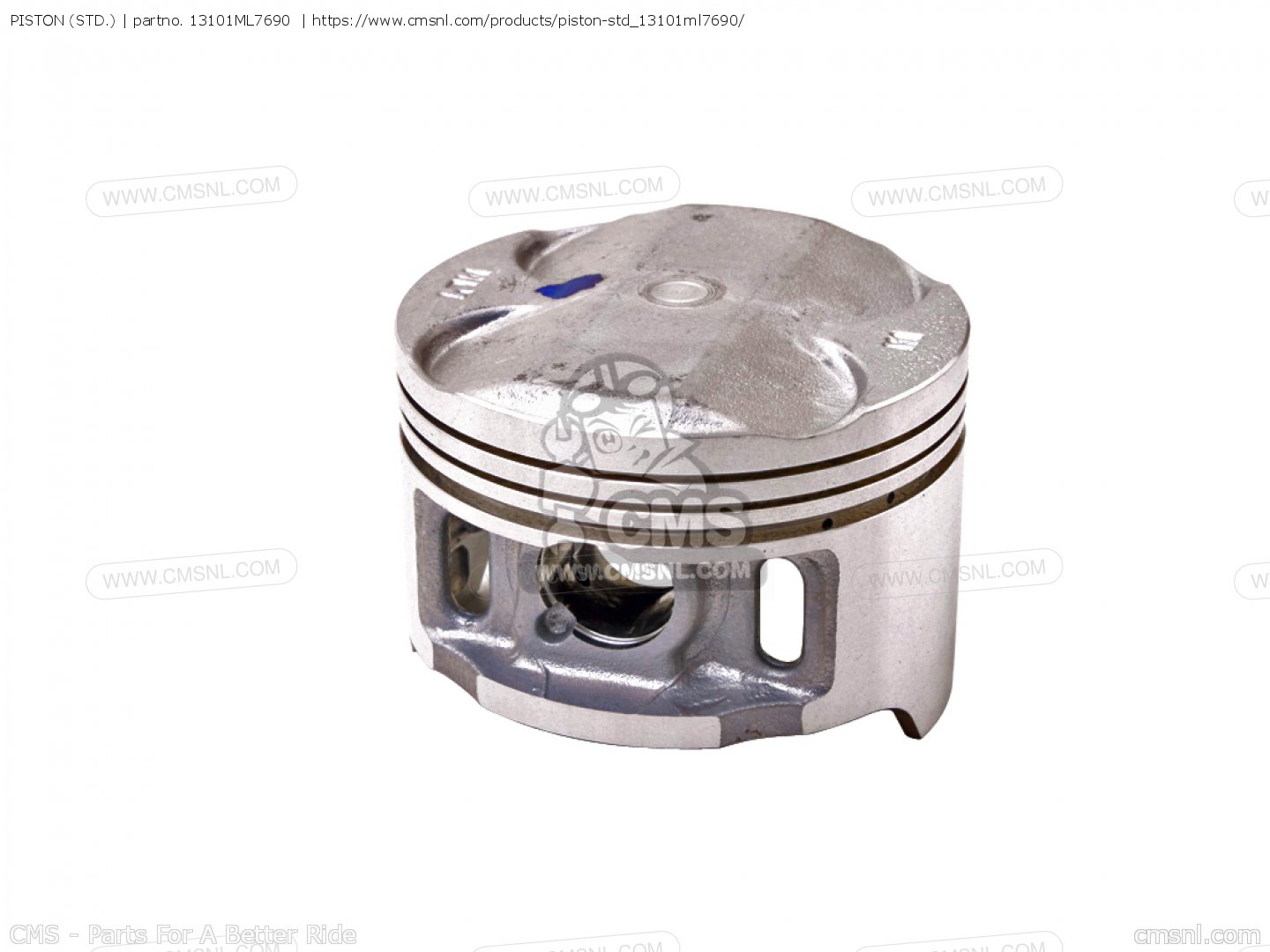 13101ML7690: PISTON (STD.) Honda - buy the 13101-ML7-690 at CMSNL