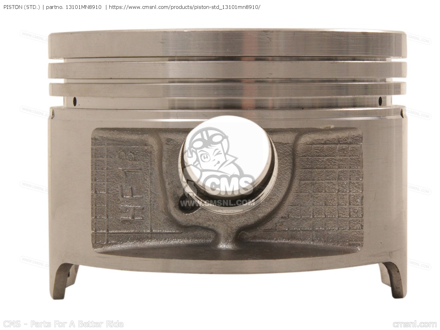 13101MN8910: Piston (std.) Honda - buy the 13101-MN8-910 at CMSNL