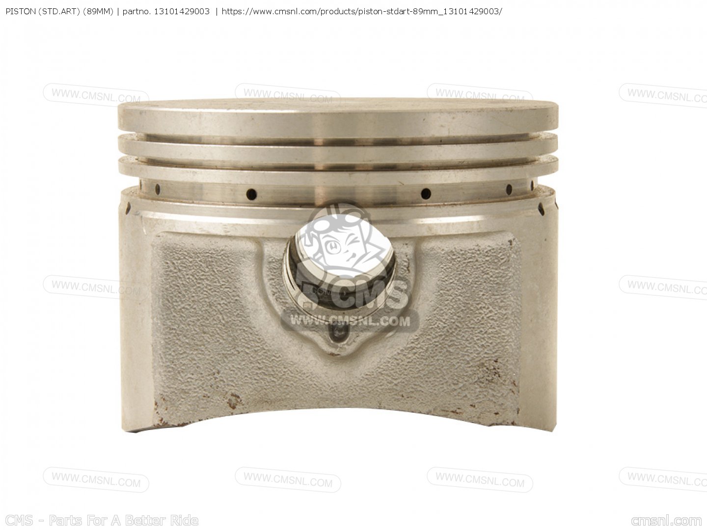 13101429003: PISTON (STD.ART) (89MM) Honda - buy the 13101-429-003 at CMSNL