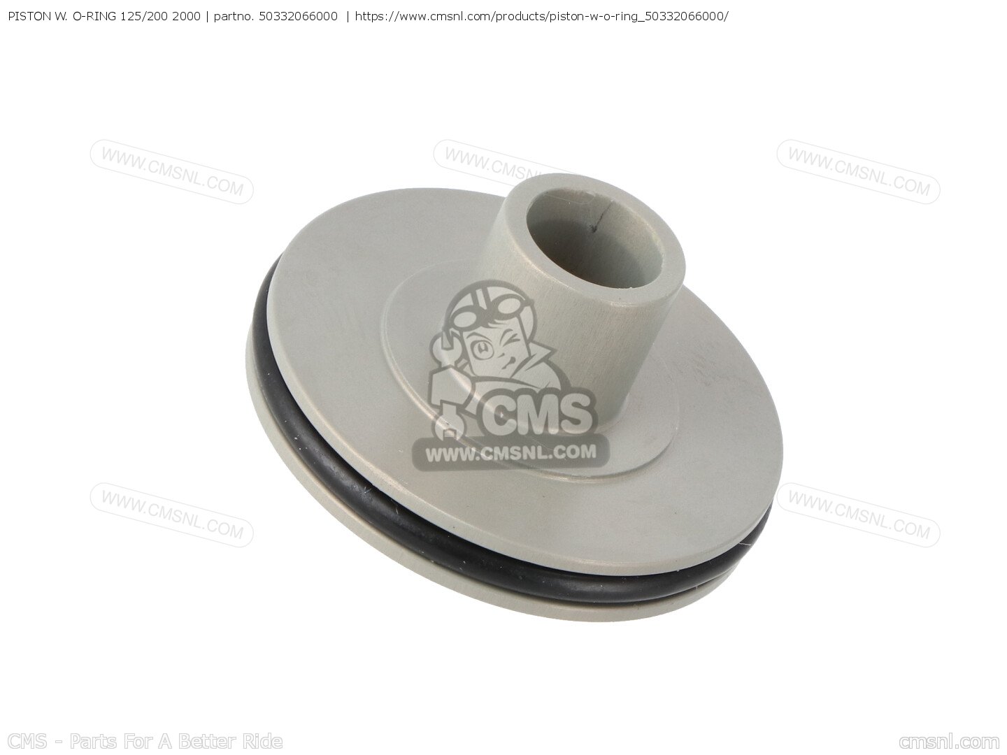 PISTON W. O-RING 125/200 2000 for KTM - order at CMSNL