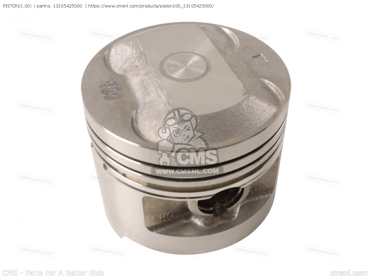 13105425000: PISTON(1.00) Honda - buy the 13105-425-000 at CMSNL