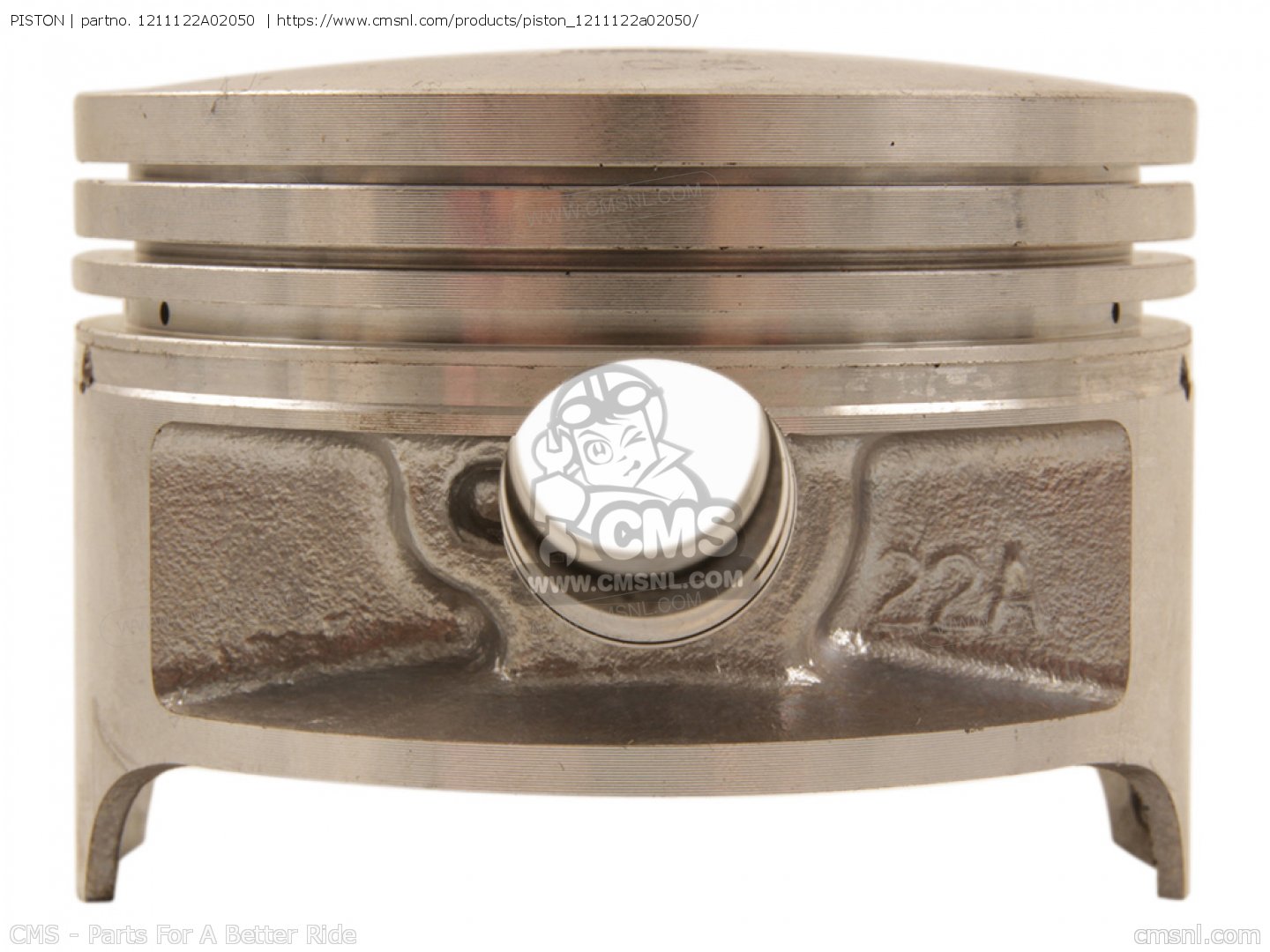 1211122A02050: Piston Suzuki - buy the 12111-22A02-050 at CMSNL