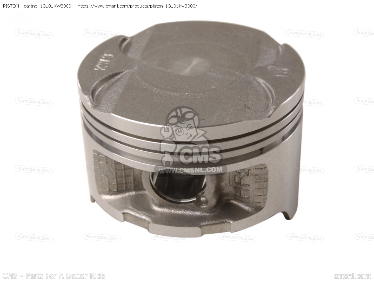 13101KW3000: PISTON Honda - buy the 13101-KW3-000 at CMSNL
